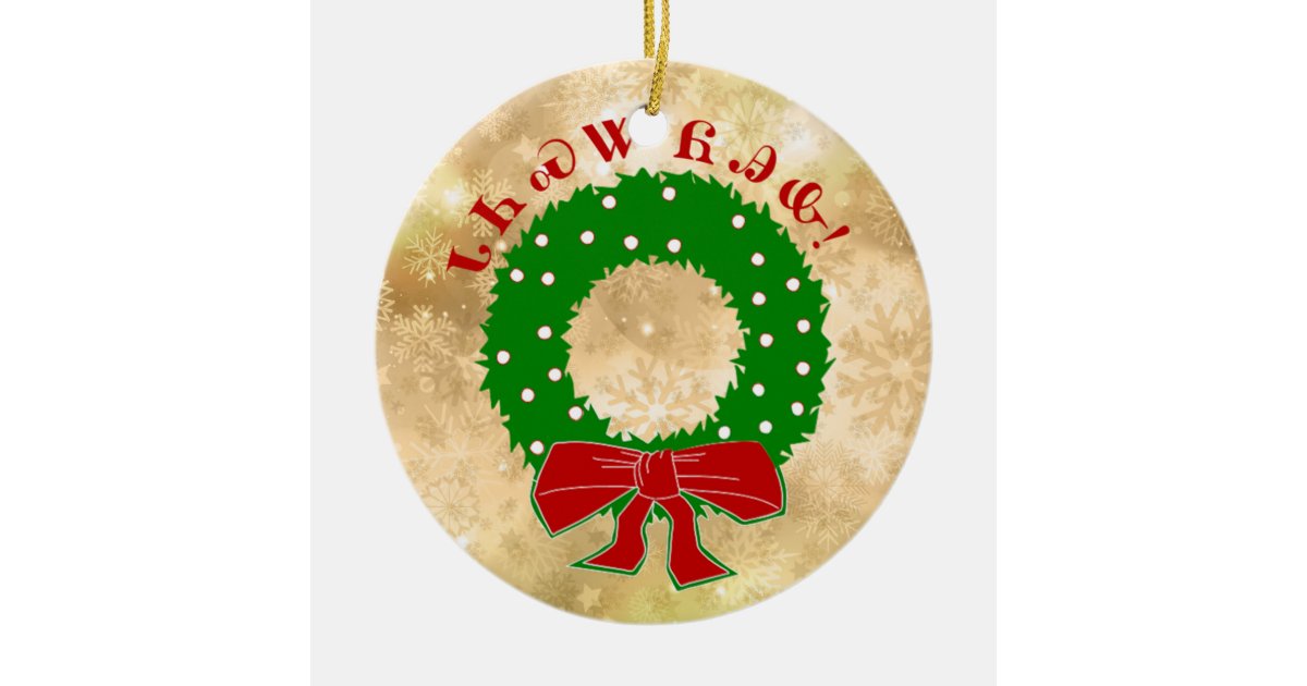 Cherokee Christmas Wreath Ornament | Zazzle
