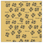 Cherokee Writing Pattern Fabric | Zazzle
