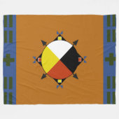 Cherokee Four Directions Fleece Blanket | Zazzle