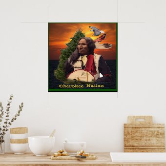 Cherokee Indian posters | Zazzle