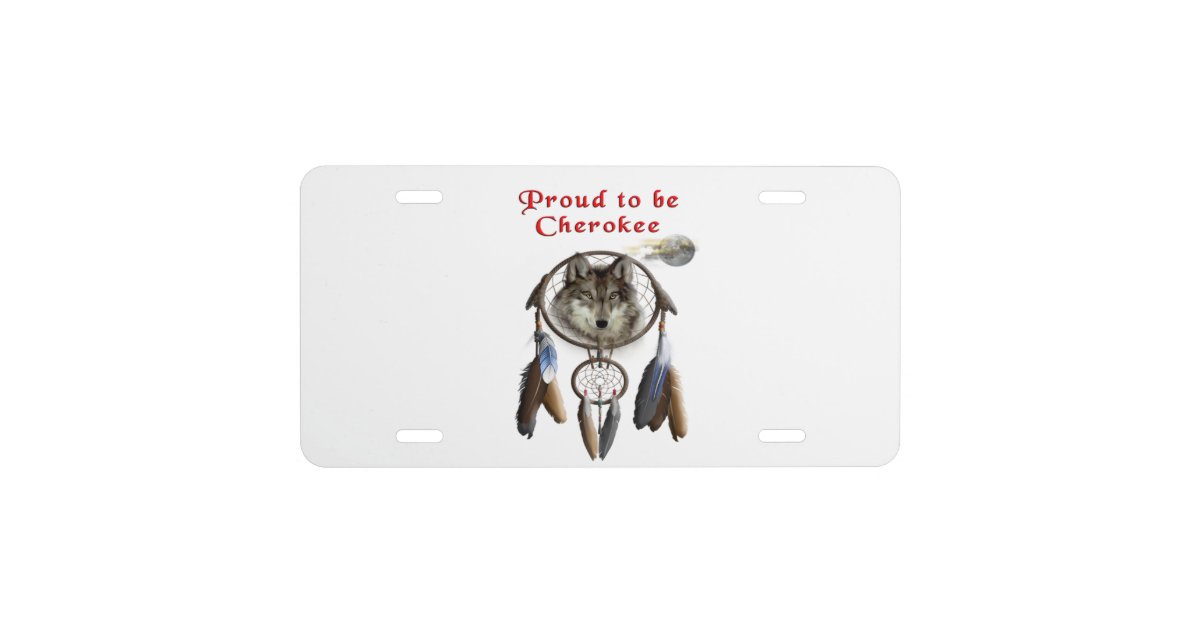 Cherokee License Plate | Zazzle