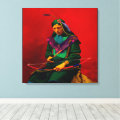 Cherokee Native American Pop Art Canvas Print | Zazzle