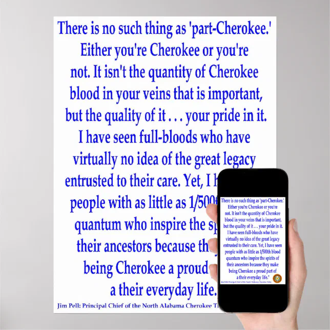 cherokee poster | Zazzle