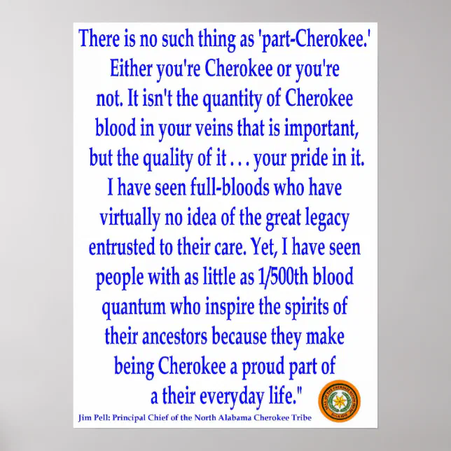 cherokee poster | Zazzle