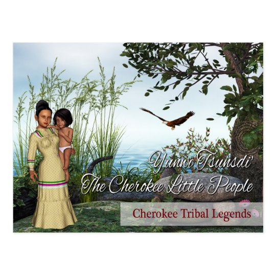 Cherokee Tribal Legends: The Little People Postcard | Zazzle.com