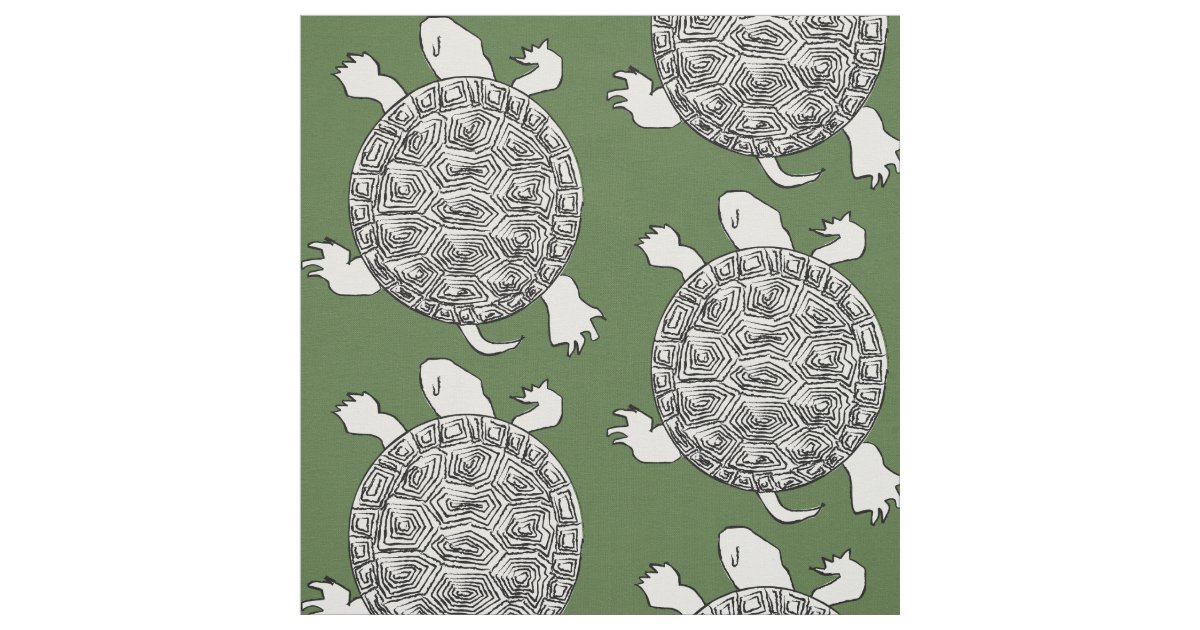 Cherokee Turtles Fabric | Zazzle