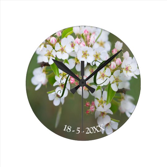 Cherry Blossom Clock | Zazzle.com