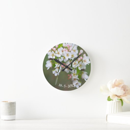 Cherry Blossom Clock | Zazzle