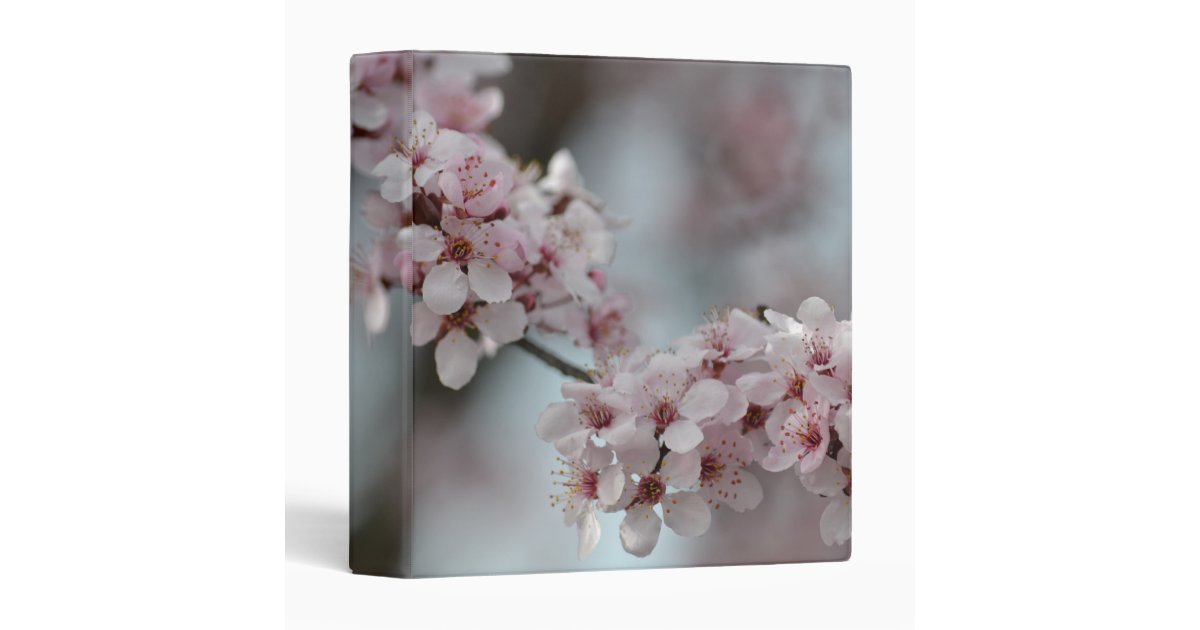 Cherry Blossom Floral Binder | Zazzle