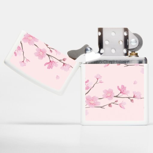 Cherry Blossom - Pink Zippo Lighter | Zazzle