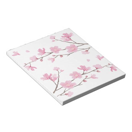 Cherry Blossom - Transparent-Background Notepad | Zazzle