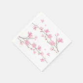 Cherry Blossom - Transparent Background Paper Napkins | Zazzle
