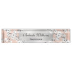 Cherry Blossom Acrylic Desk Nameplate | Zazzle.com