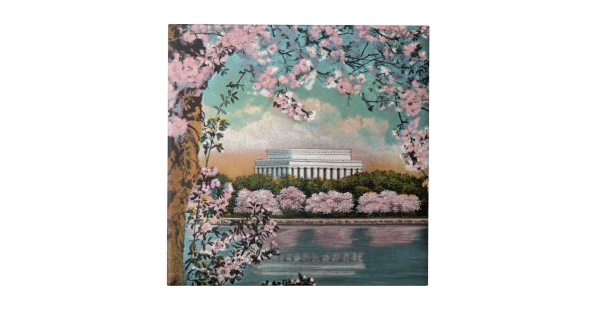 Cherry Blossoms Tile | Zazzle