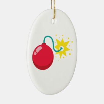 Cherry Bomb Firework Ceramic Ornament | Zazzle