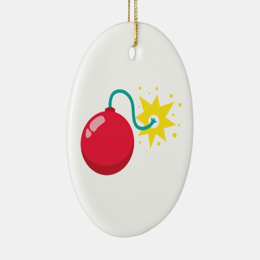Cherry Bomb Firework Ceramic Ornament | Zazzle