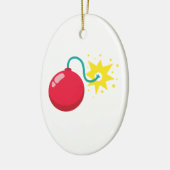 Cherry Bomb Firework Ceramic Ornament | Zazzle