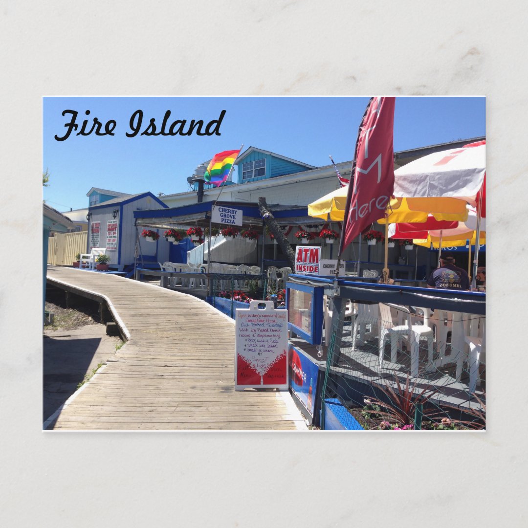 Cherry Grove, Fire Island Postcard | Zazzle