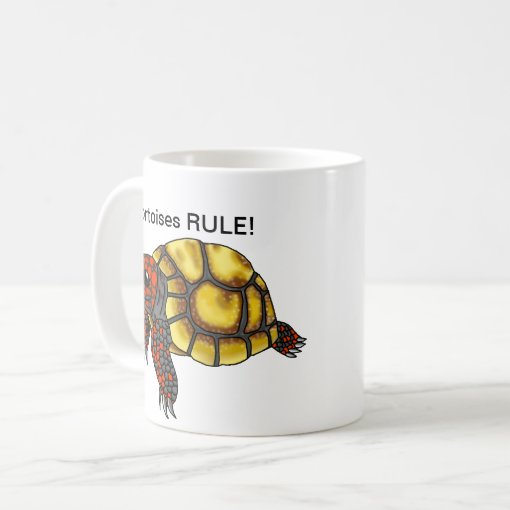 Cherry-Head Red-Footed Tortoise Mug | Zazzle