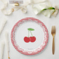 Cherry Party Paper Plate | Zazzle