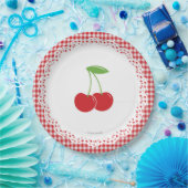 Cherry Party Paper Plate | Zazzle