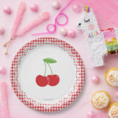 Cherry Party Paper Plate | Zazzle