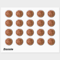 Cherry Pie Classic Round Sticker | Zazzle