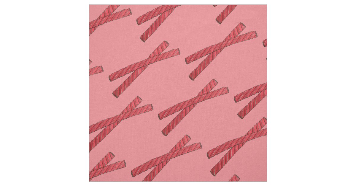 Cherry Red Licorice Whips Liquorice Twist Candy Fabric | Zazzle