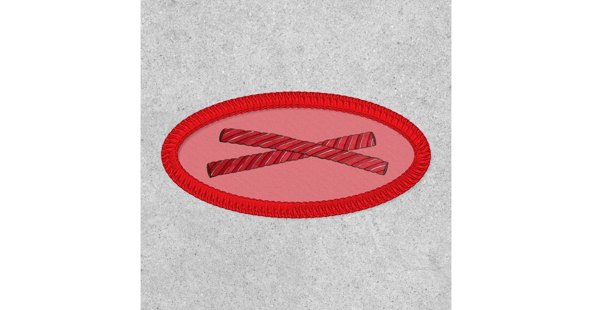 Cherry Red Licorice Whips Liquorice Twist Candy Patch | Zazzle