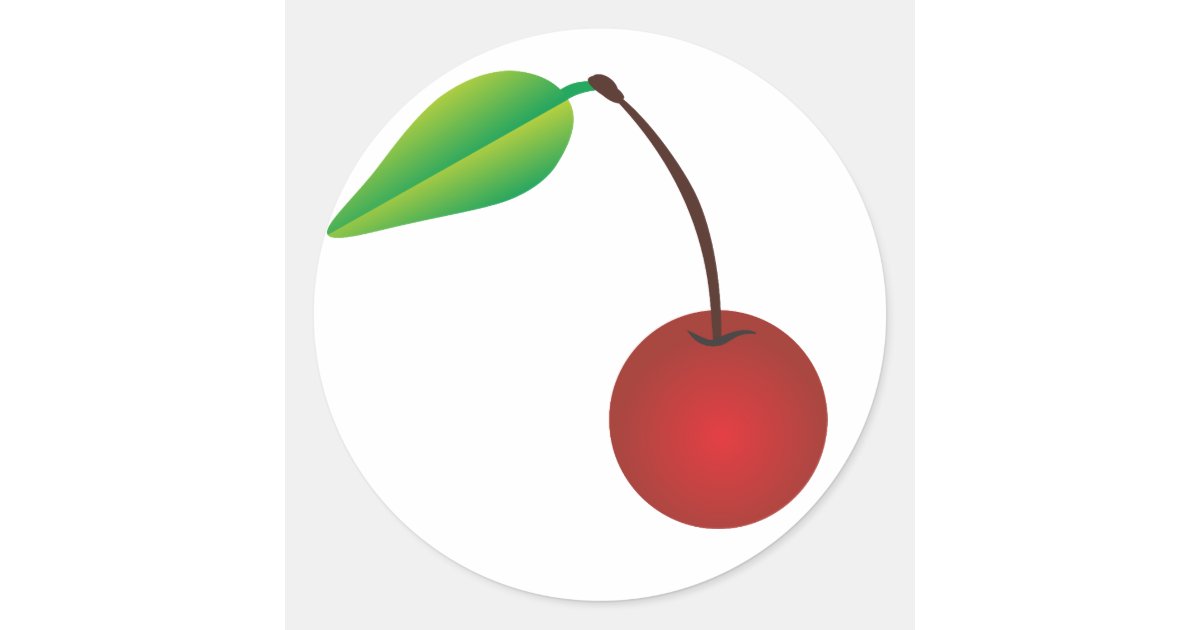 Cherry Sticker | Zazzle