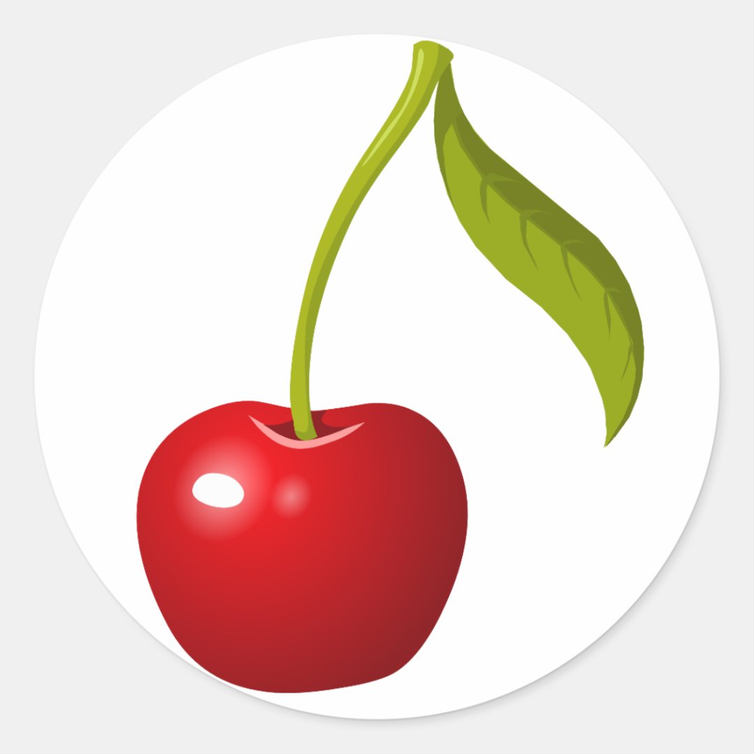 Cherry Sticker | Zazzle
