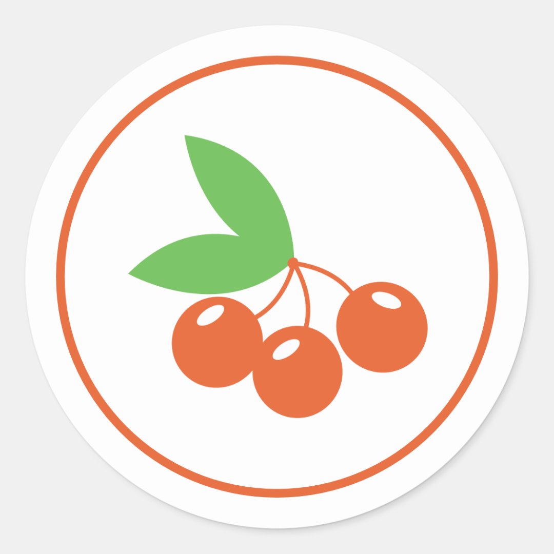 Cherry Stickers | Zazzle