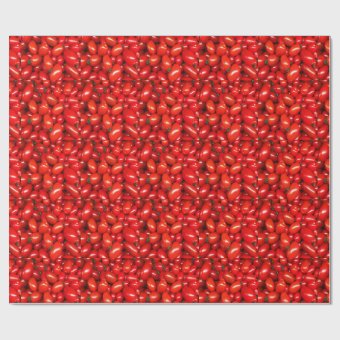 Cherry Tomatoes Wrapping Paper | Zazzle