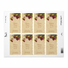 Cherry wine bottle label | Zazzle