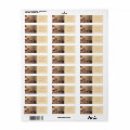 Cherub Christmas Return Address Labels | Zazzle