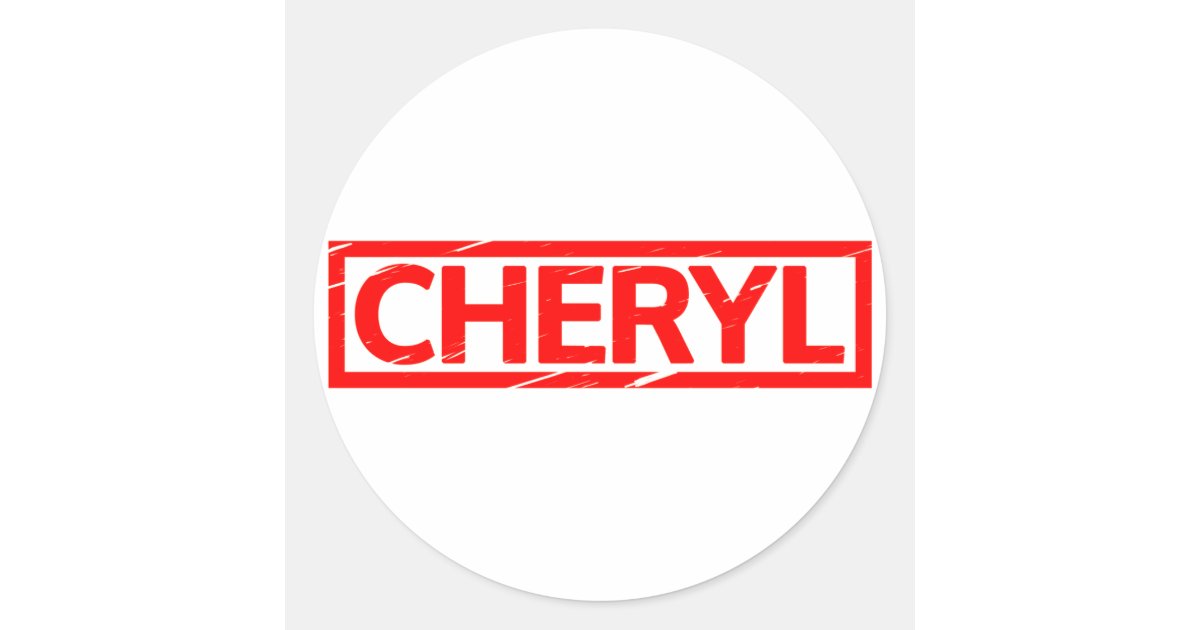 Cheryl Stamp Classic Round Sticker | Zazzle