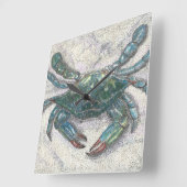 Chesapeake Bay Blue Crab Wall Clock | Zazzle