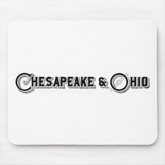 Chesapeake & Ohio Railroad Logo ca.1897 Mouse Pad | Zazzle.com