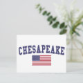 Chesapeake US Flag Postcard | Zazzle