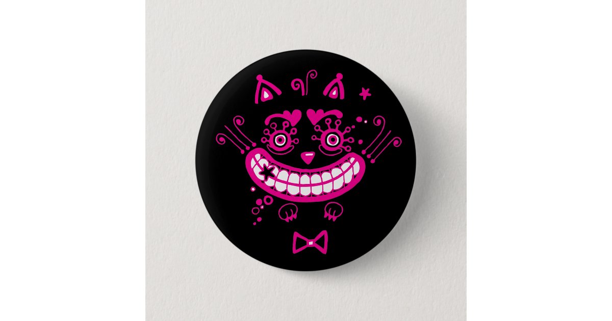 Cheshire Cat Pinback Button | Zazzle