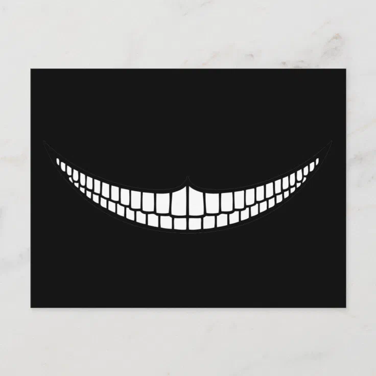 Cheshire Grin Postcard | Zazzle