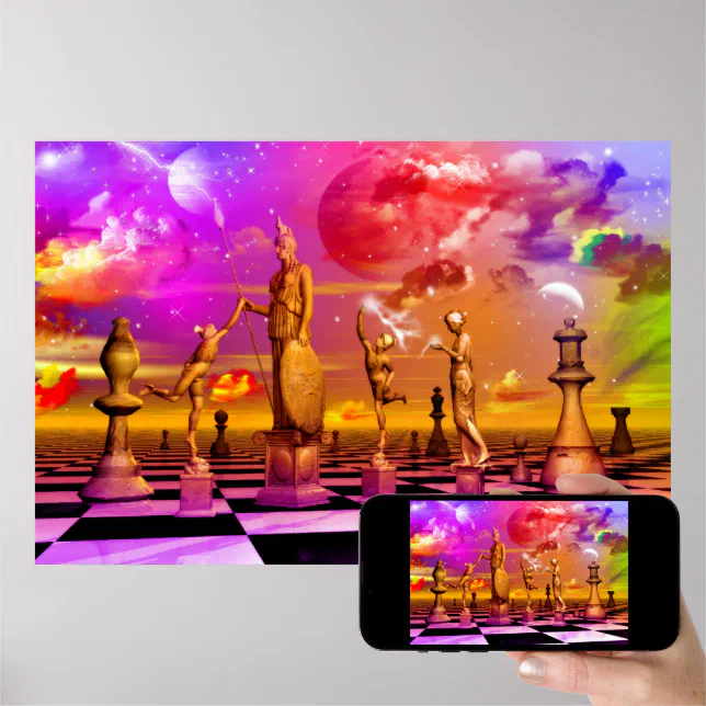 Chess art best chess poster | Zazzle