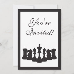 Chess Birthday Party Invitation | Zazzle