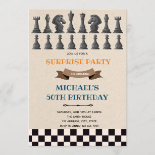 Chess Invitations | Zazzle