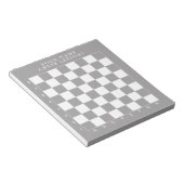 Chess board with numbers and letters lesson notepad | Zazzle