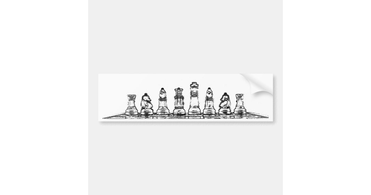 Chess Bumper Sticker | Zazzle