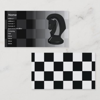 Chess - Business Business Card | Zazzle