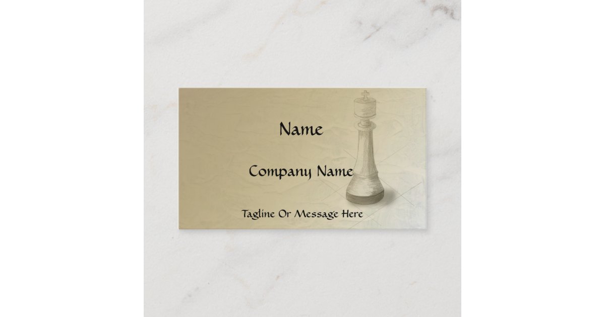 Chess Business Card | Zazzle