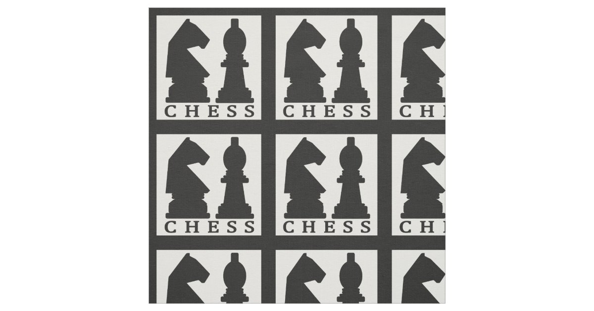 CHESS custom fabric | Zazzle.com