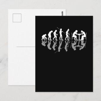 Chess Evolution Chessboard Lover Chess Gamer Postcard | Zazzle